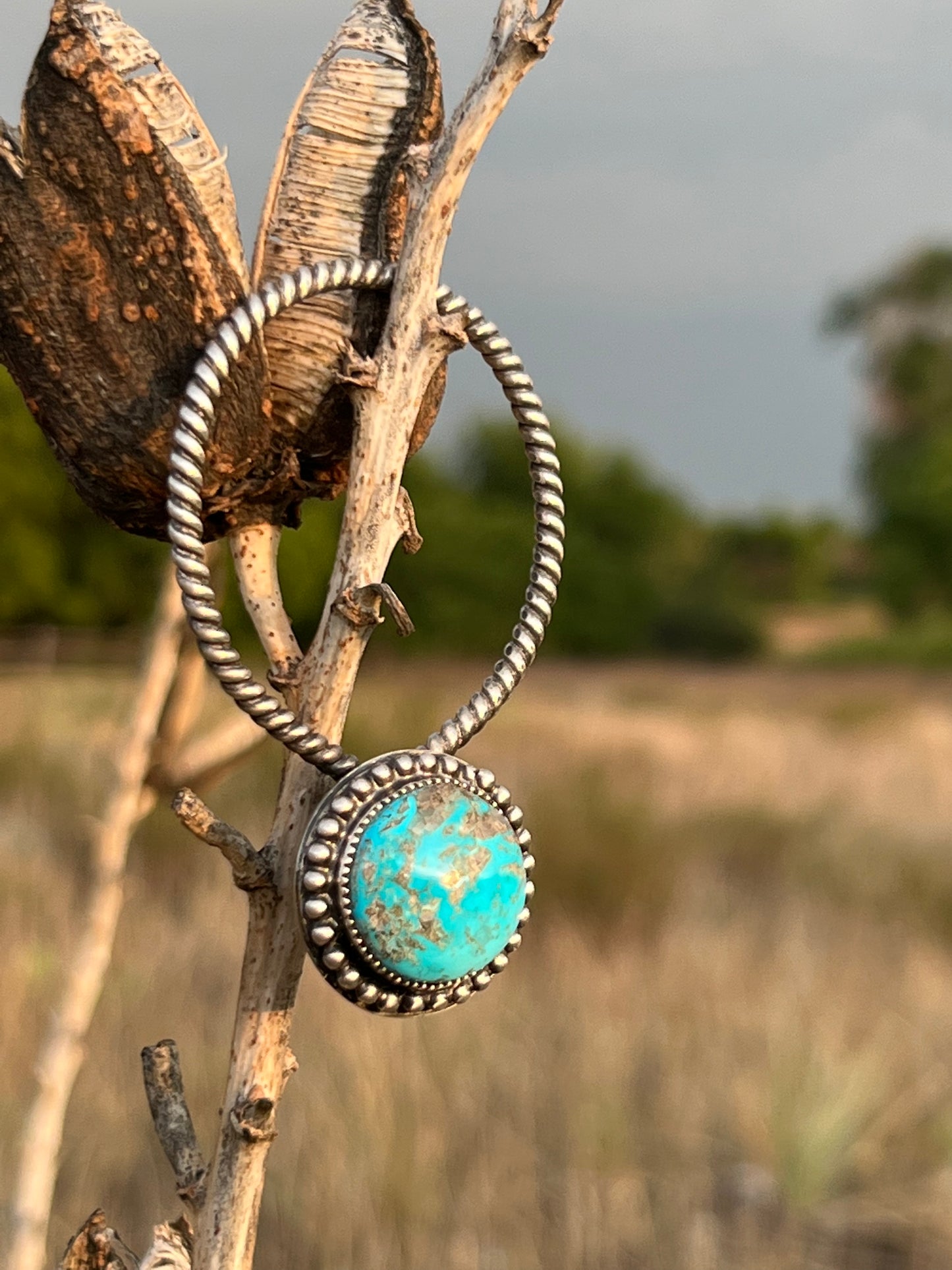 Pilot Mountain Blue Key Holder – ARATA LEATHER & SILVER