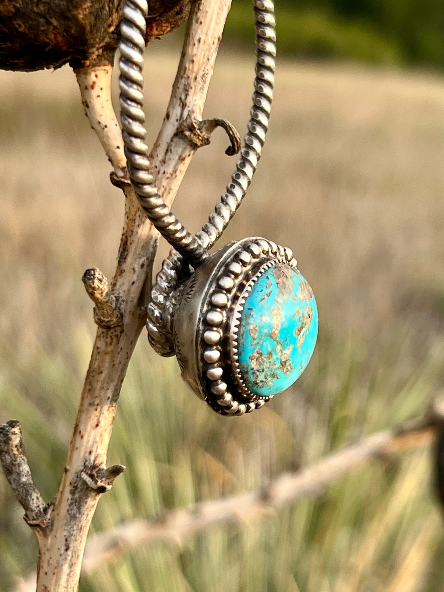 Pilot Mountain Blue Key Holder – ARATA LEATHER & SILVER